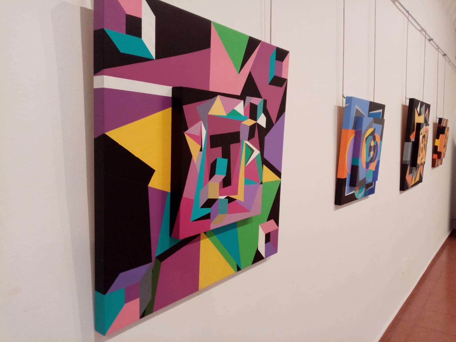 Tramoyas de color y trampantojos en la muestra “LetrArte” de Jorge ...